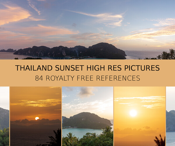 ArtStation - Reference Pack - Thailand Sunset | Resources