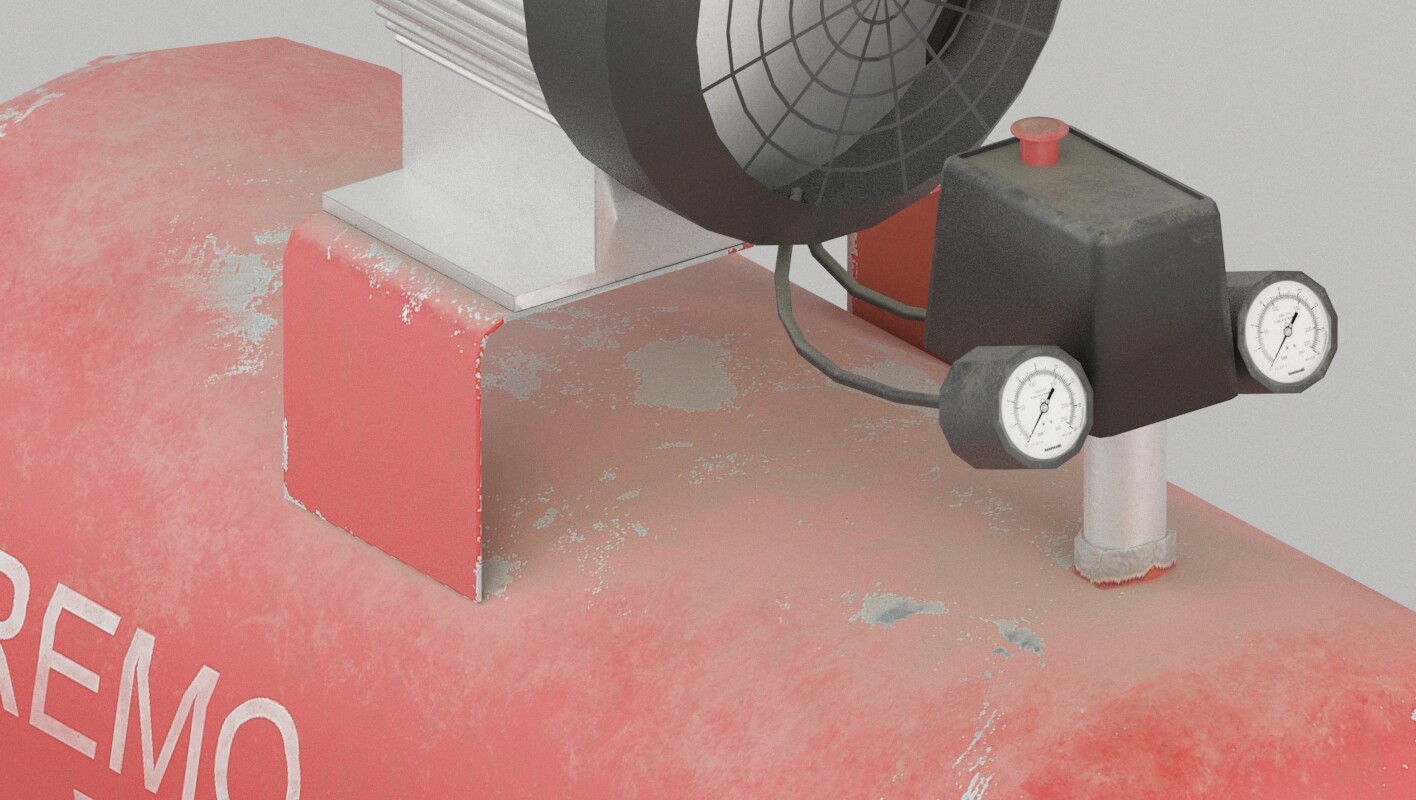 ArtStation - Lowpoly Compressor | Resources