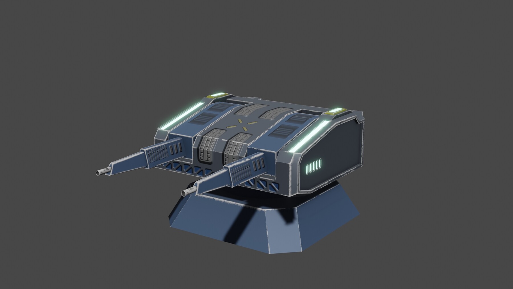 ArtStation - scifi turret | Game Assets
