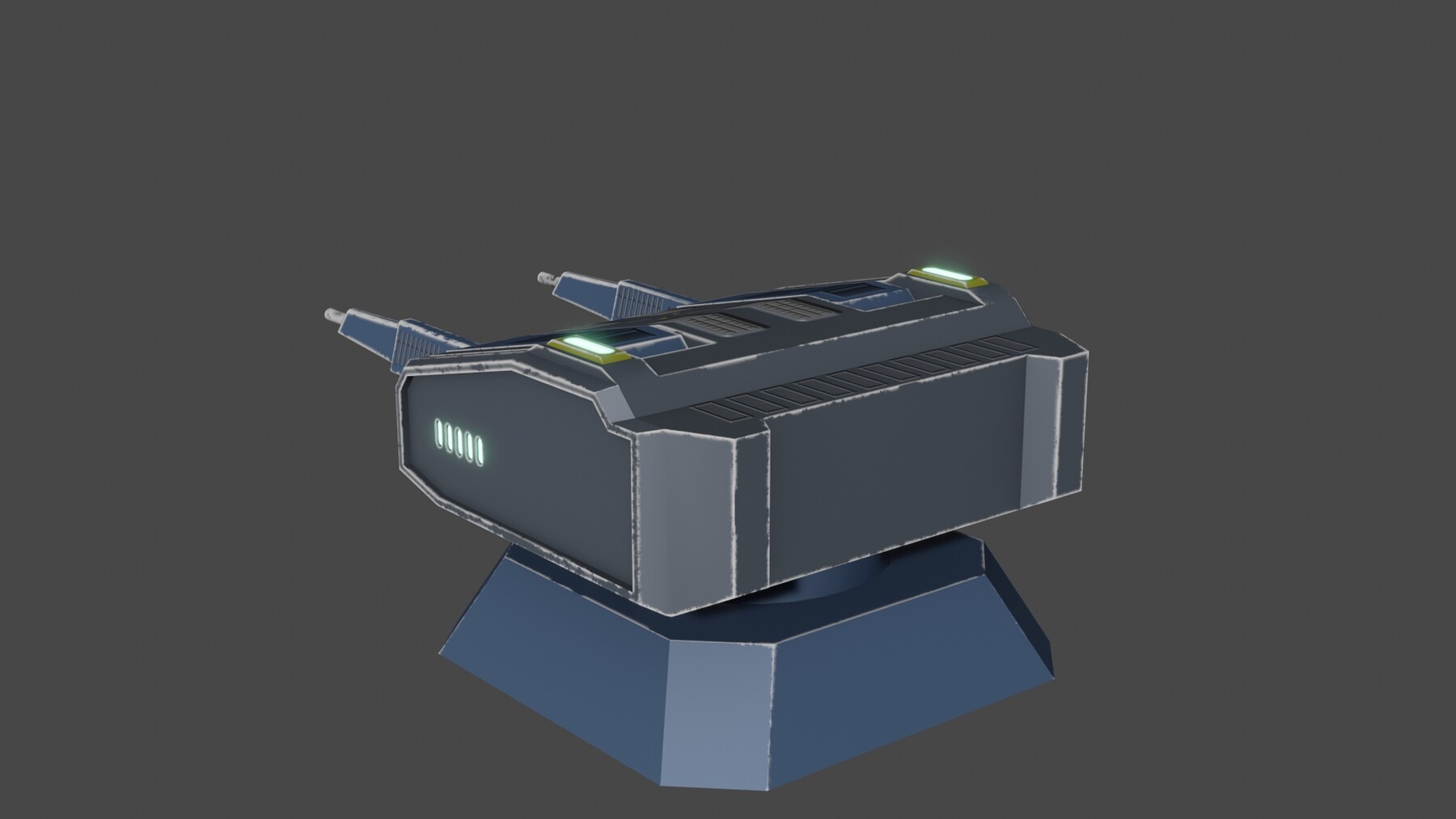 ArtStation - scifi turret | Game Assets