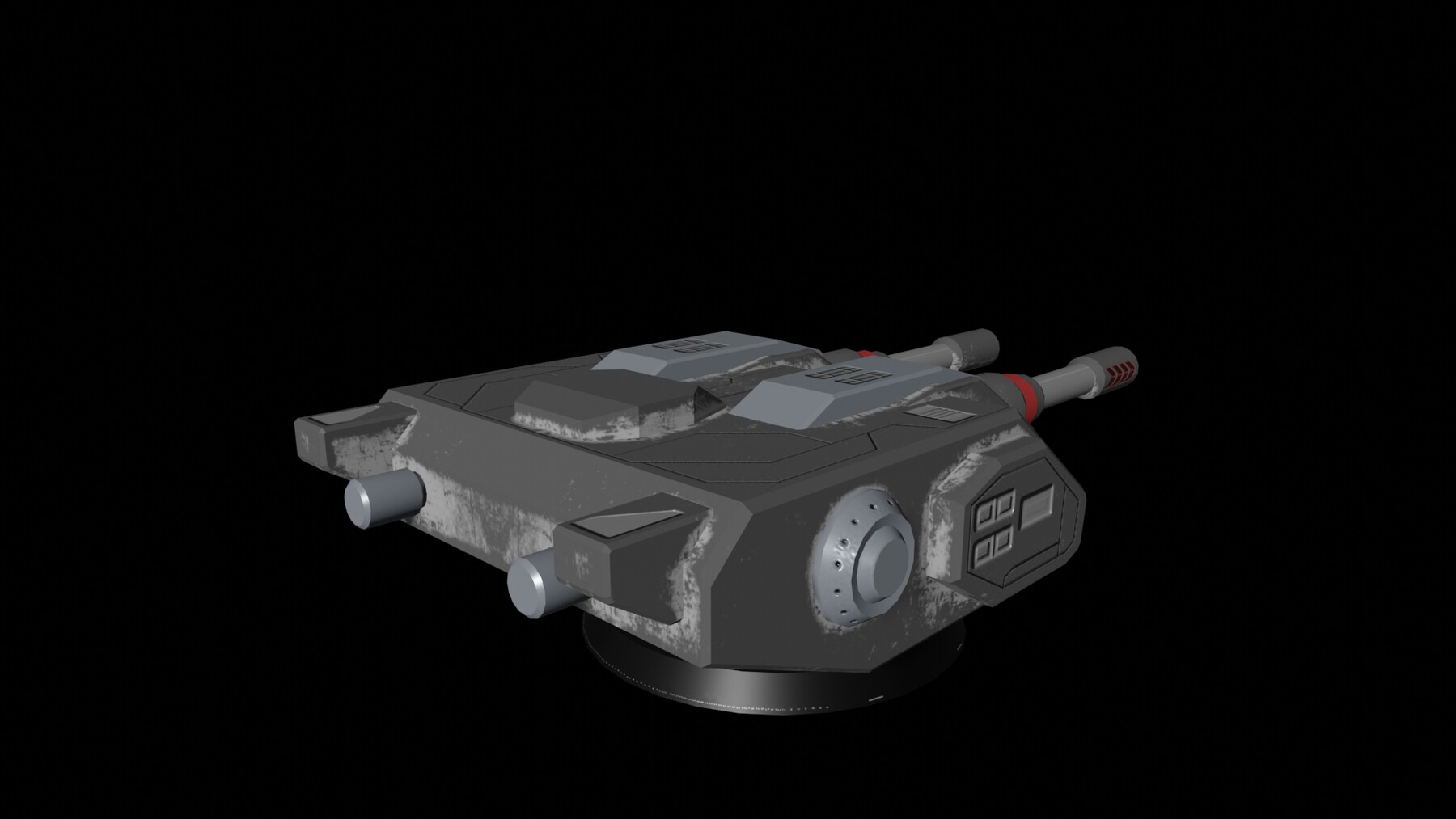 ArtStation - capital ship Turret | Game Assets