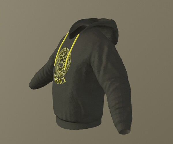 ArtStation - VERSACE HOODIE low-poly PBR | Game Assets