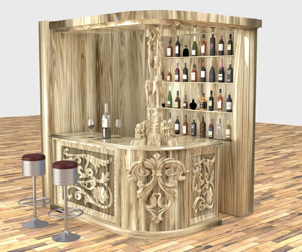 ArtStation - American Bar 3 | Resources