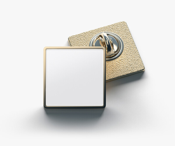 ArtStation - Square Enamel Pin | Resources