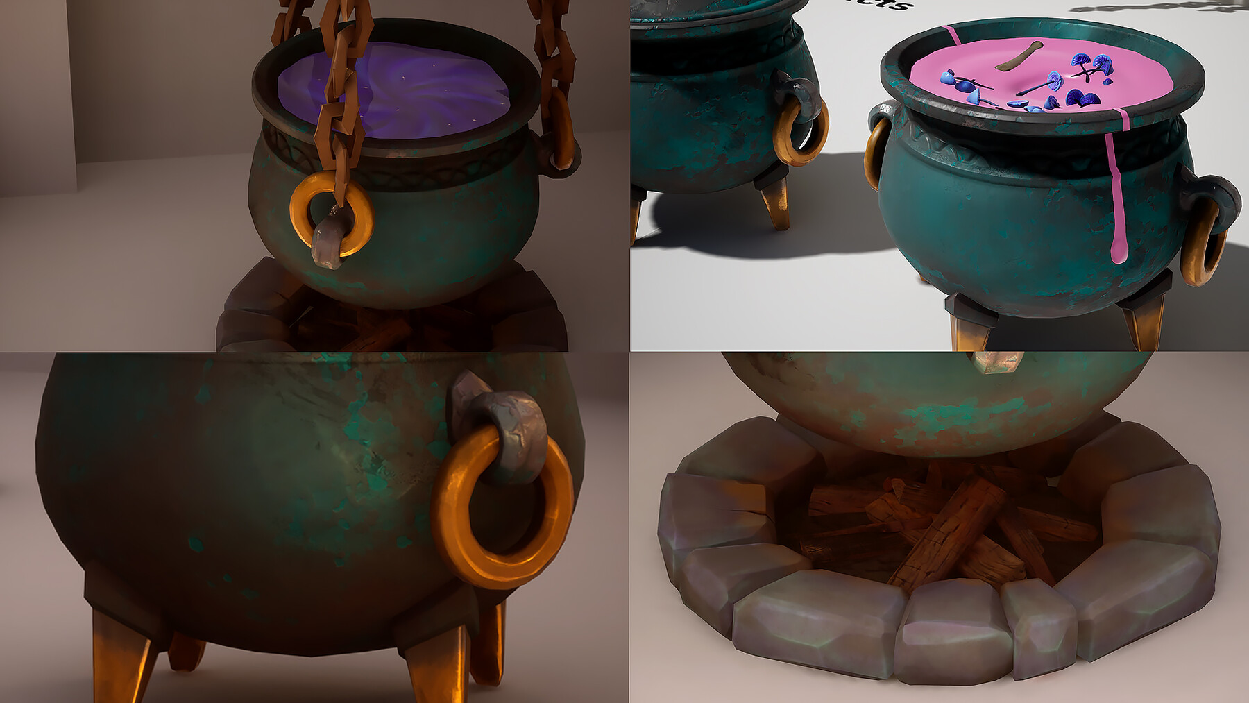ArtStation - Potion Props Pack | Game Assets