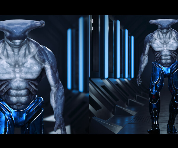 ArtStation - Hammer Head Character Game Ready | Game Assets