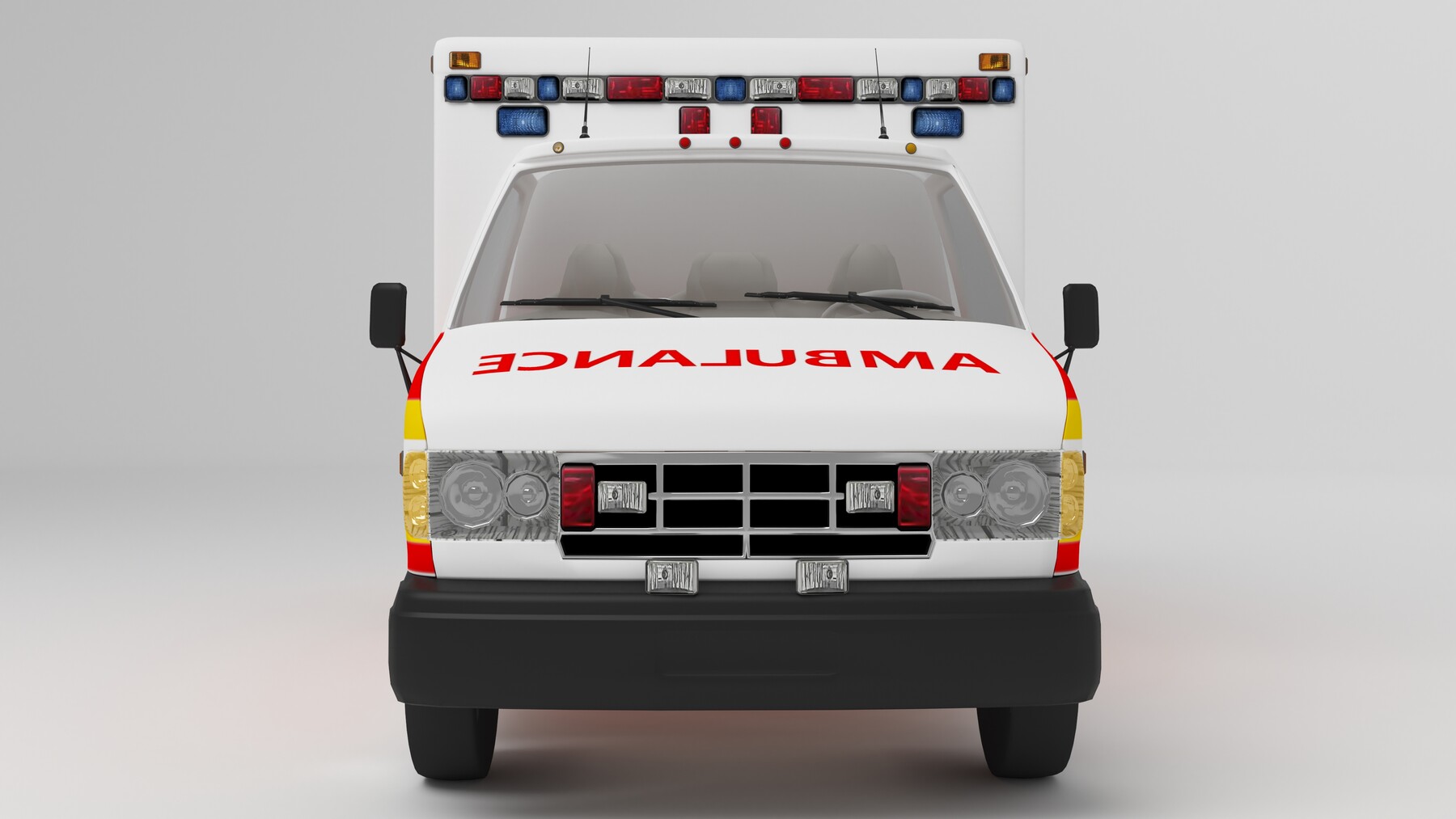 ArtStation - Ambulance 4K | Game Assets