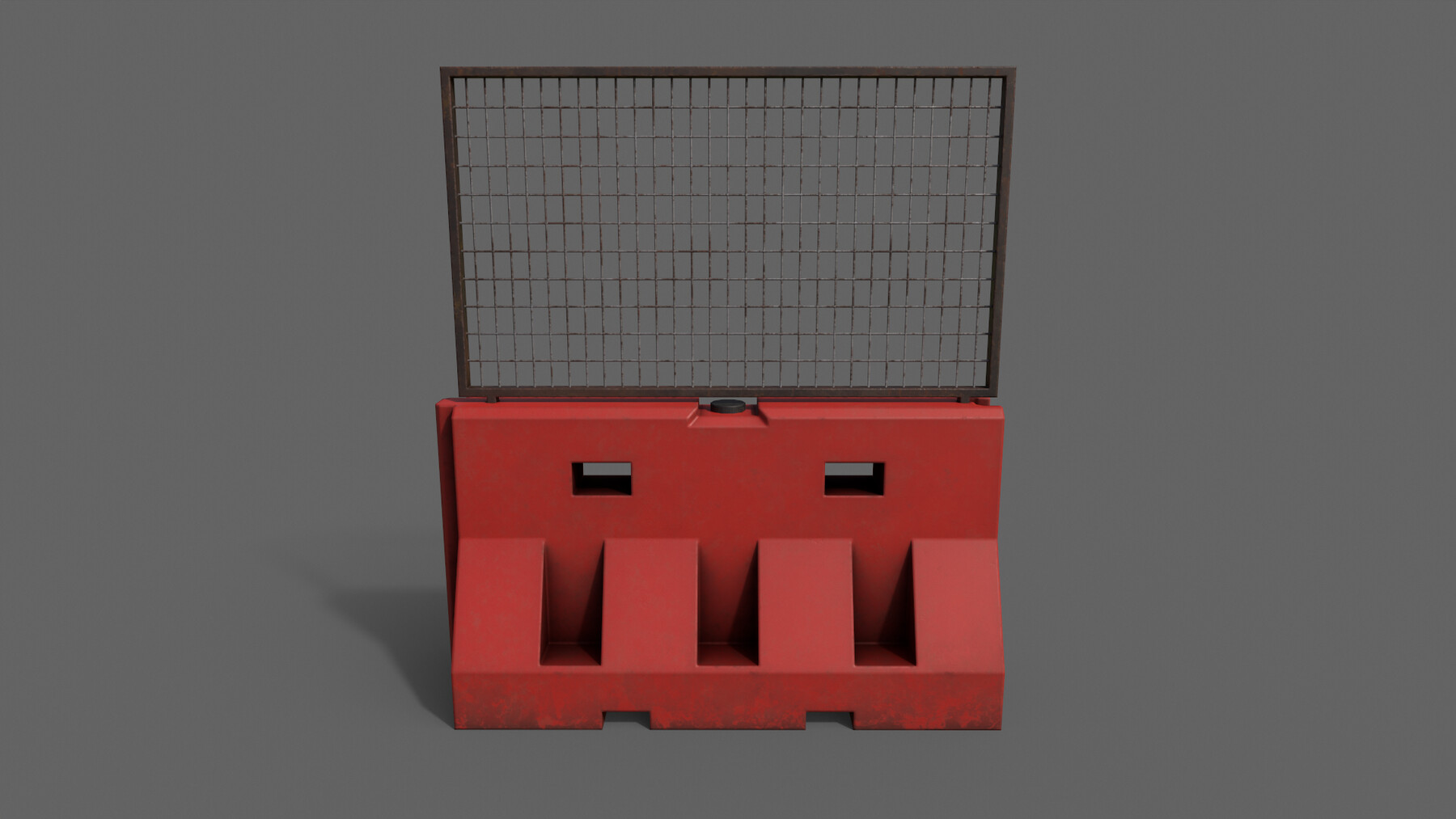 ArtStation - PBR Traffic Barrier | Game Assets