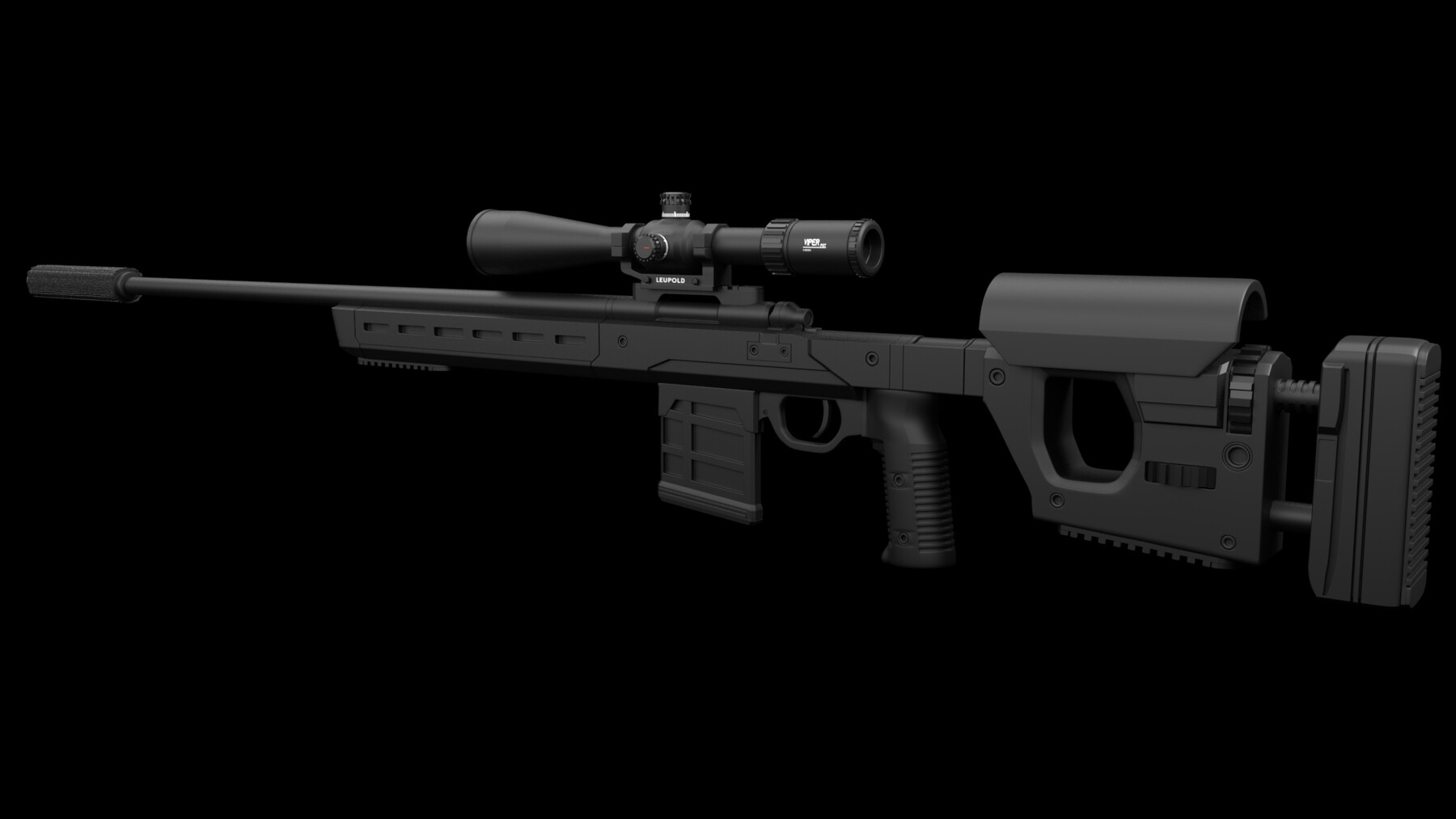 ArtStation - SNIPER RIFLE GUN | Game Assets