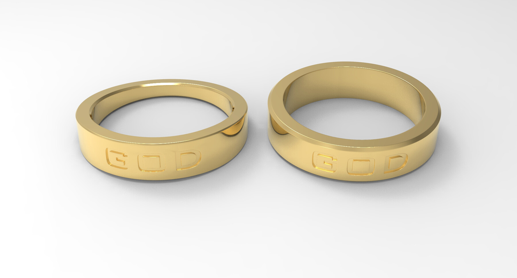 ArtStation - God Couple Ring Gold | Resources