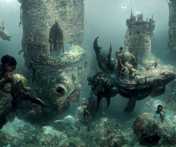 ArtStation - Atlantis Ruins | Artworks