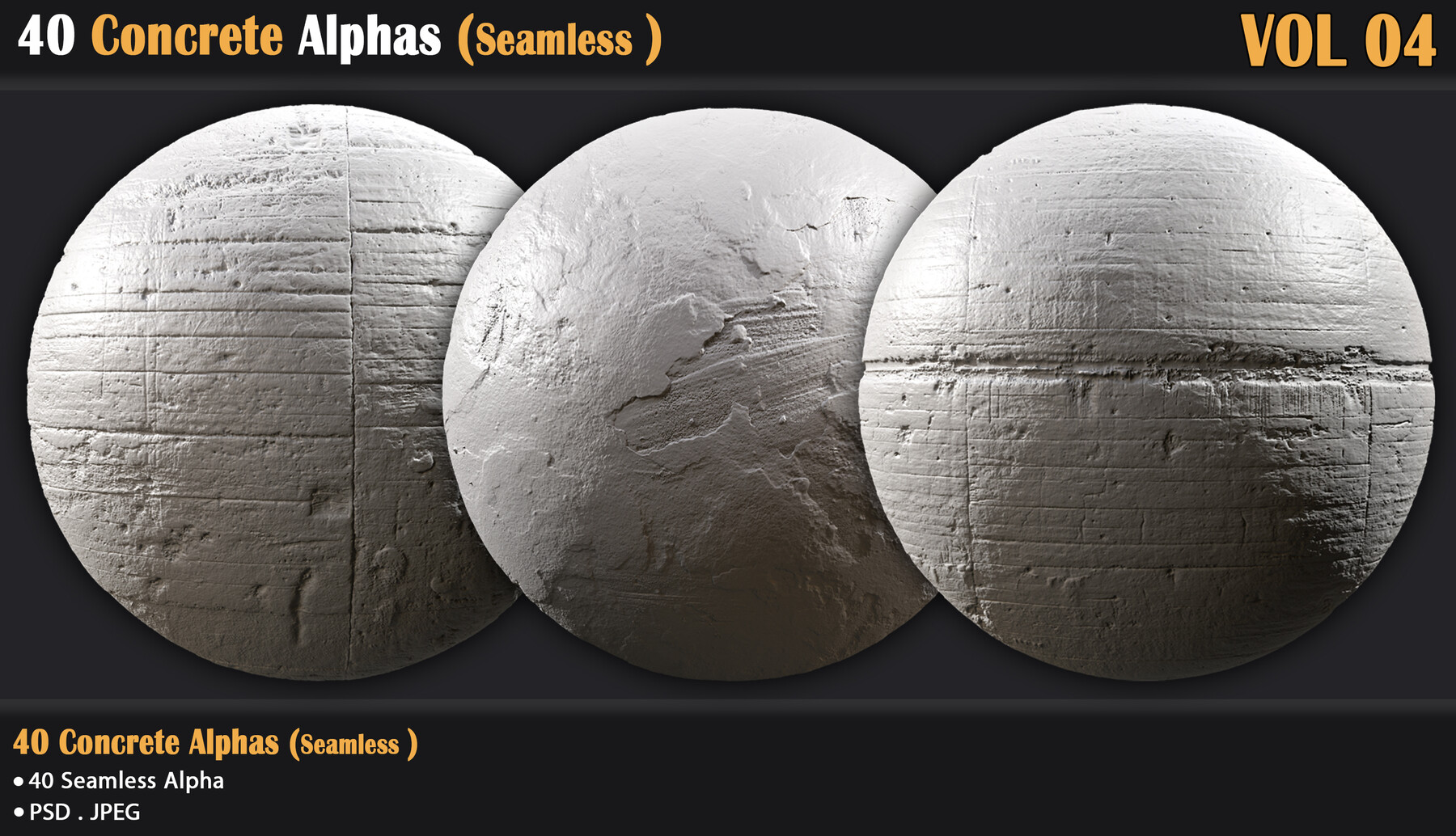 mohamad shalibaik - 40 Concrete Alphas (Seamless ) voL-04