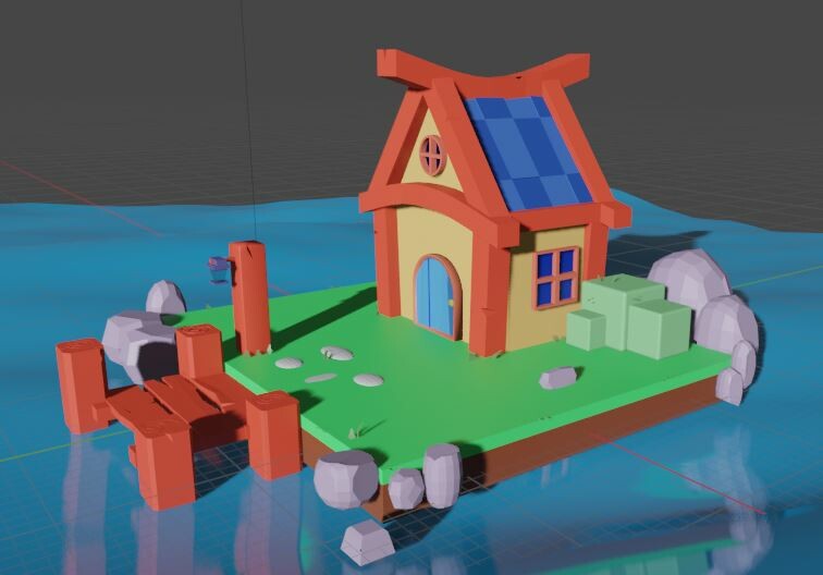 ArtStation - House with sea | Resources