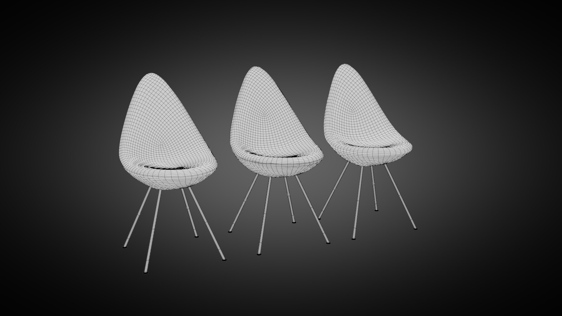 ArtStation - The Drop Chair by Fritz Hansen | Resources
