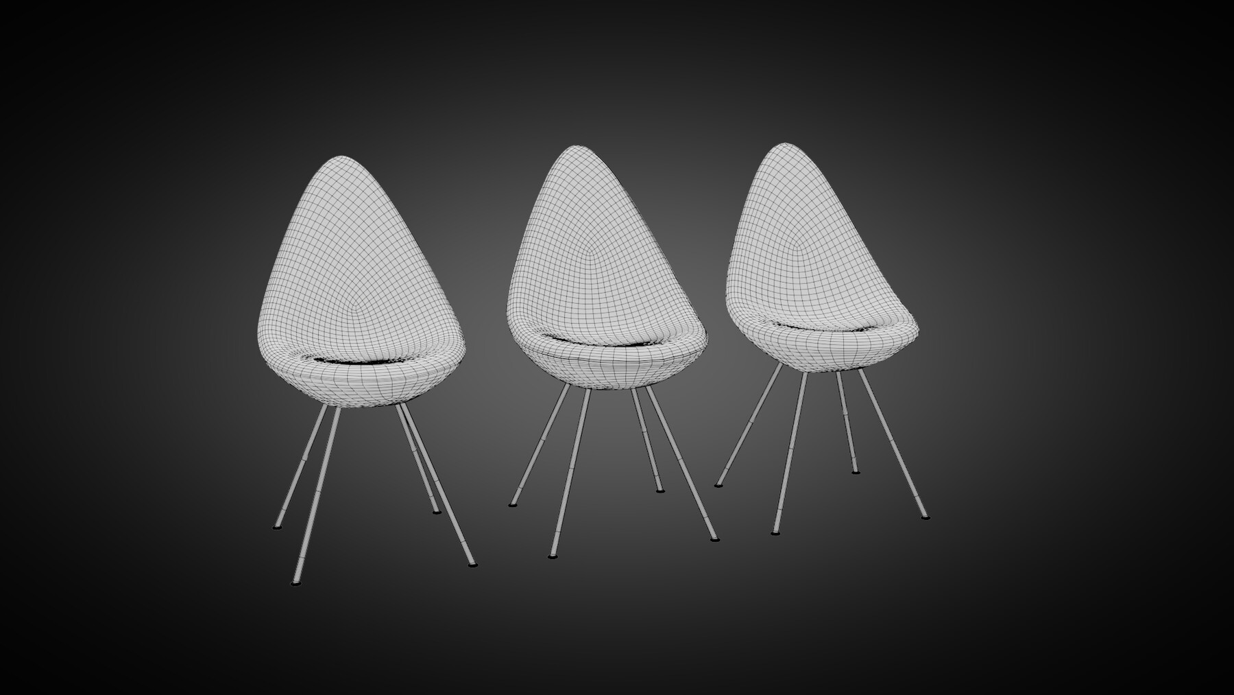 ArtStation - The Drop Chair by Fritz Hansen | Resources