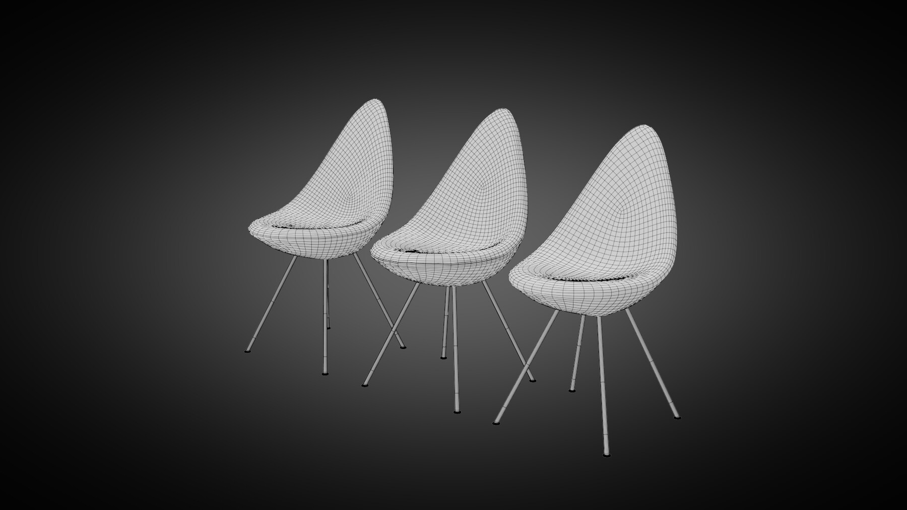 ArtStation - The Drop Chair by Fritz Hansen | Resources