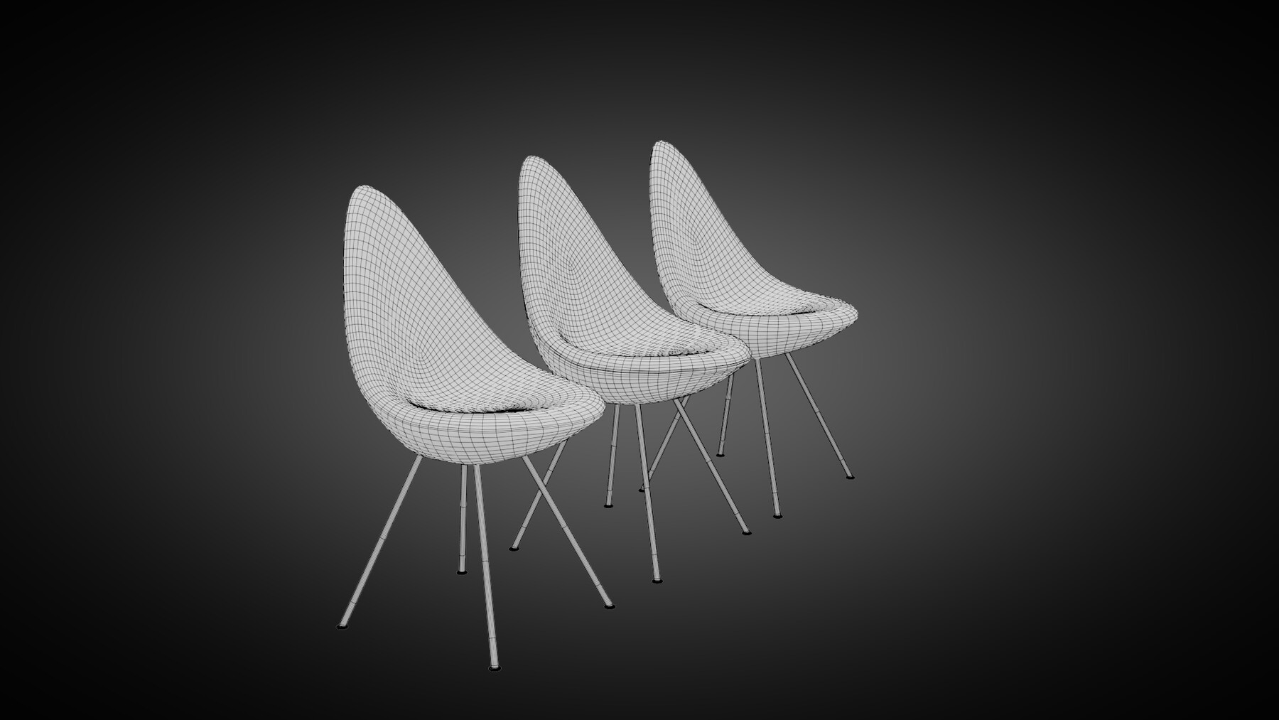 ArtStation - The Drop Chair by Fritz Hansen | Resources