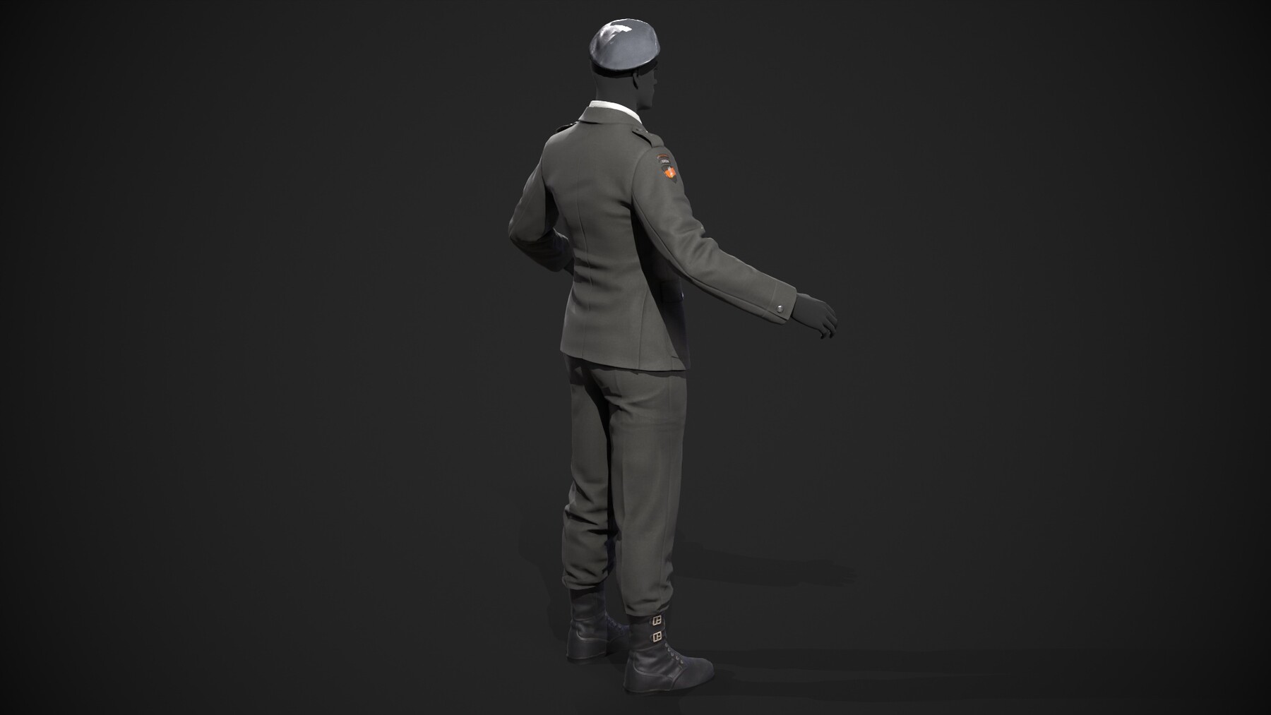 ArtStation - Military Officer uniform suit Game Assests Marmoset ...