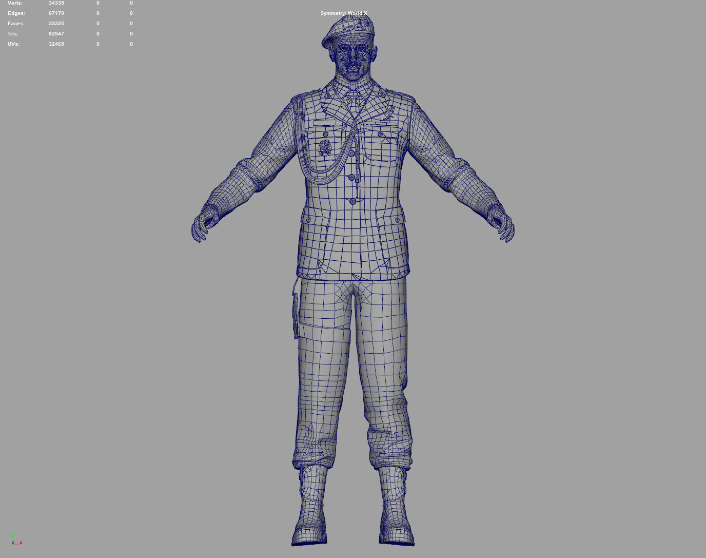 ArtStation - Military Officer uniform suit Game Assests Marmoset ...