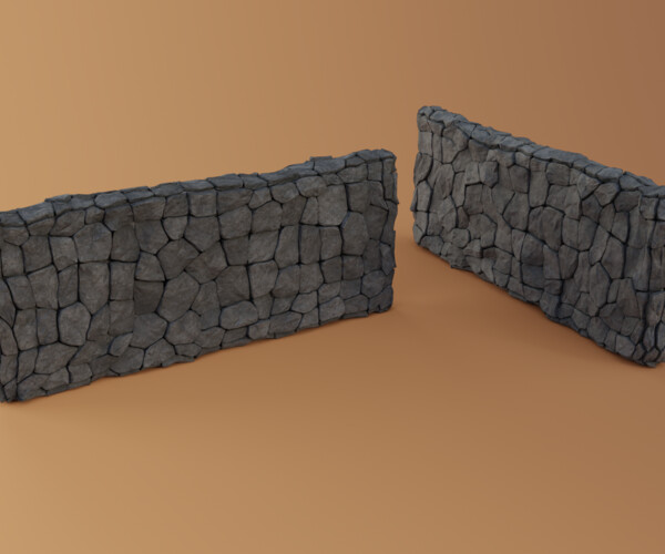 ArtStation - Stone Wall Building Set | Game Assets