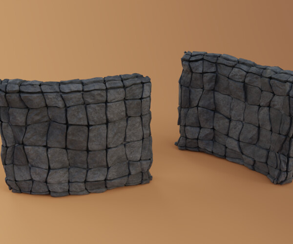 ArtStation - Stone Wall Building Set | Game Assets