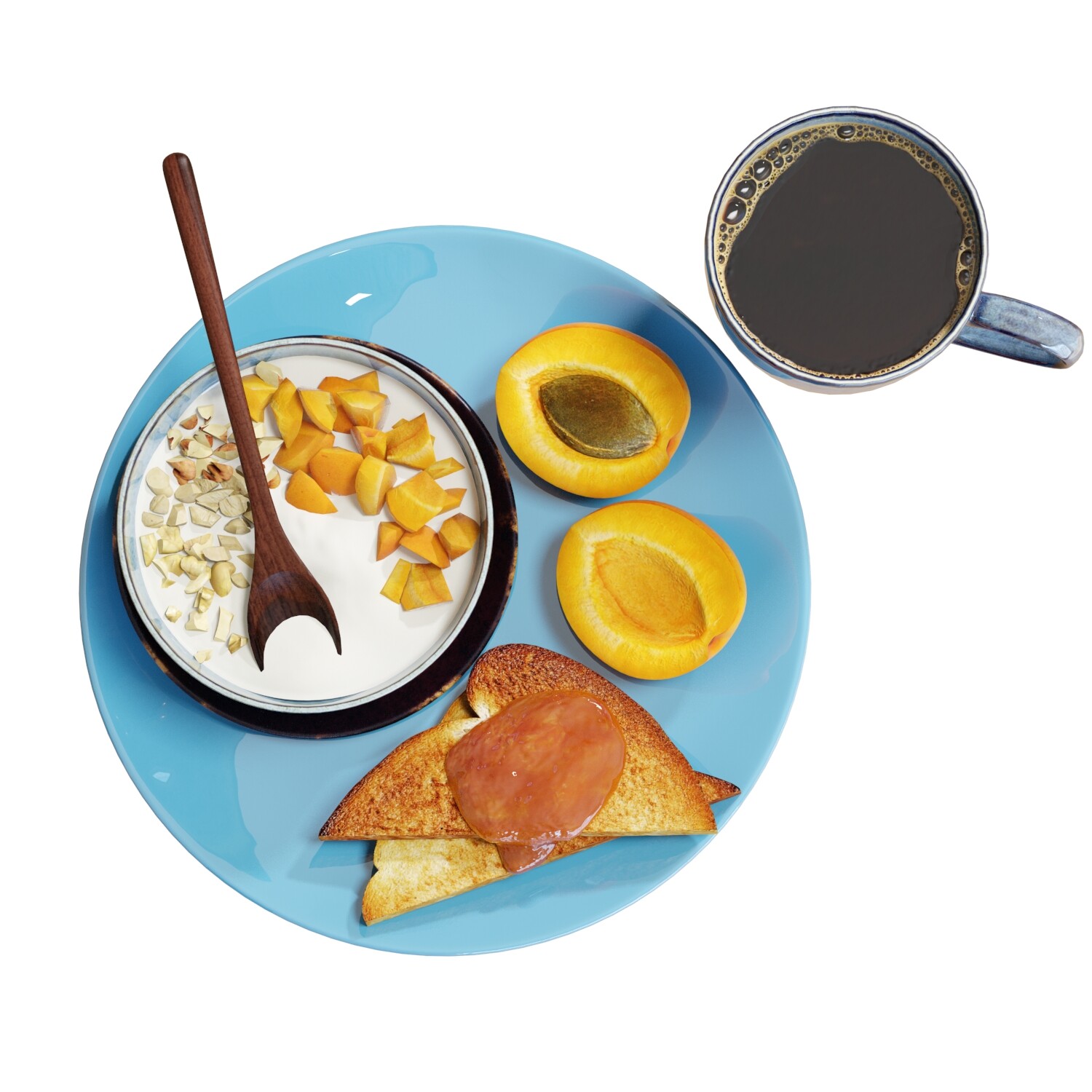 ArtStation - 3D Model / Food Set 26 / Breakfast | Resources