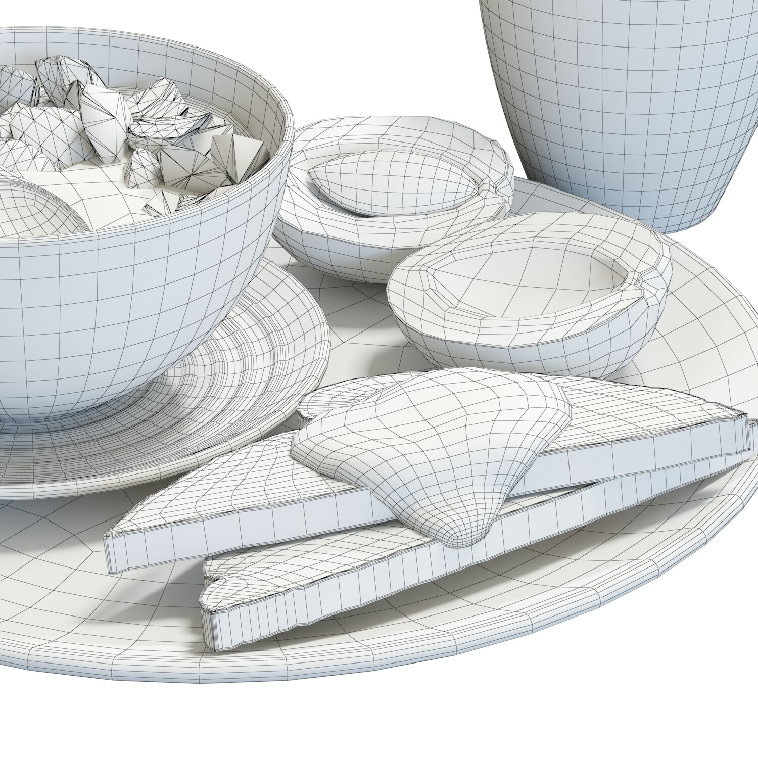 ArtStation - 3D Model / Food Set 26 / Breakfast | Resources