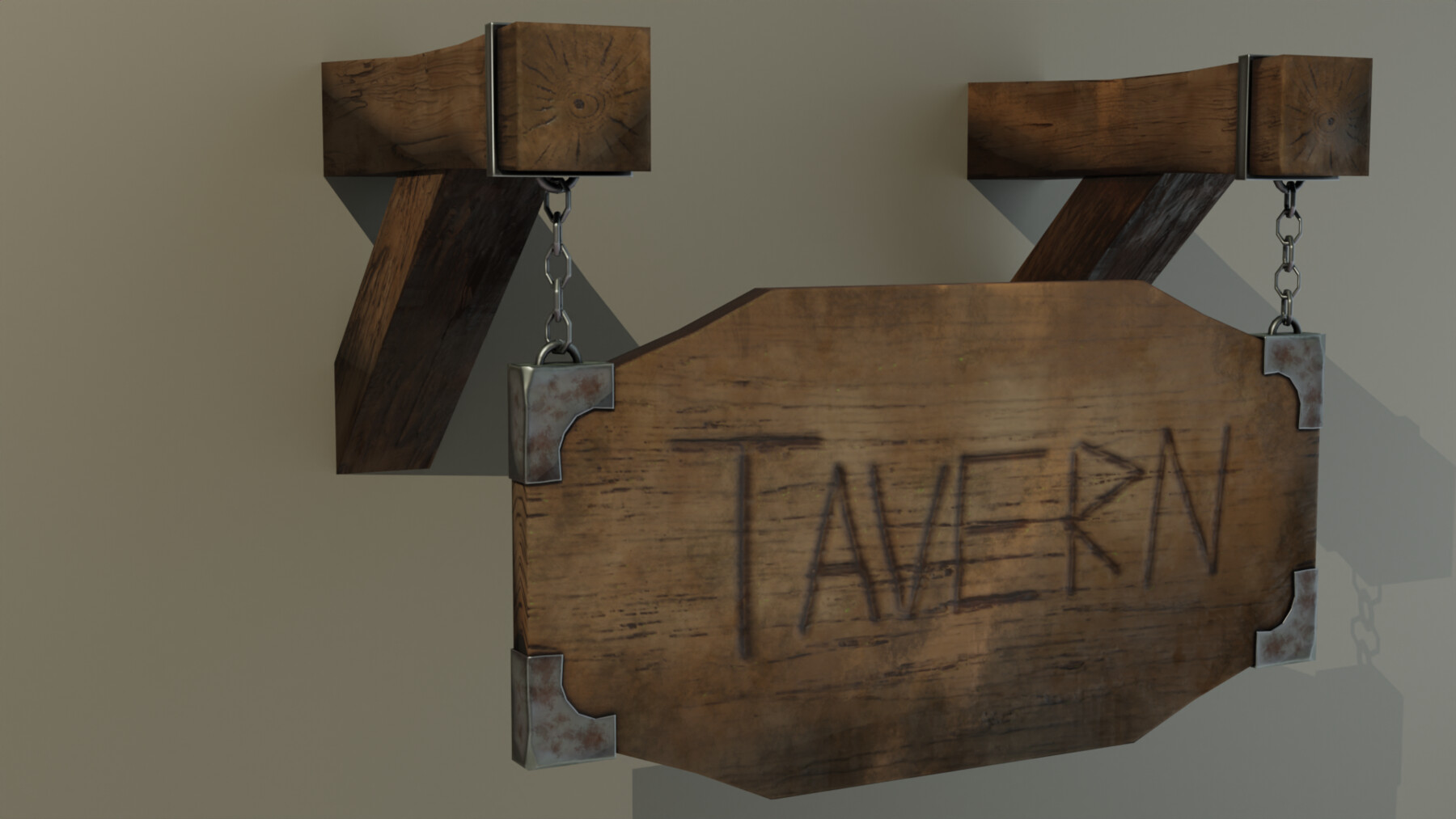 ArtStation - Tavern Sign | Game Assets