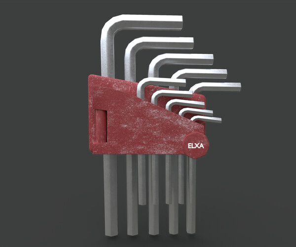 ArtStation - Allen Key Tool Set | Resources