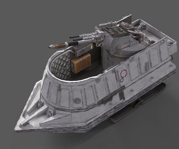 ArtStation - Rebel Cannon Sled | Resources