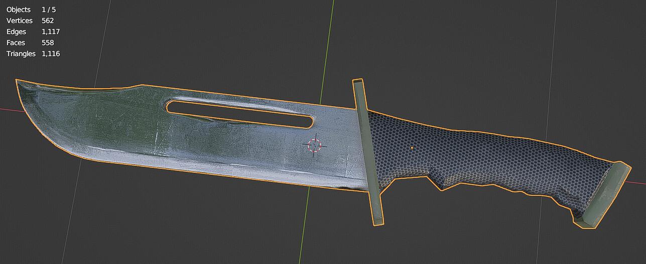 ArtStation - Low Poly Knife Pack - 6 Knife Game Ready - PBR Texture ...