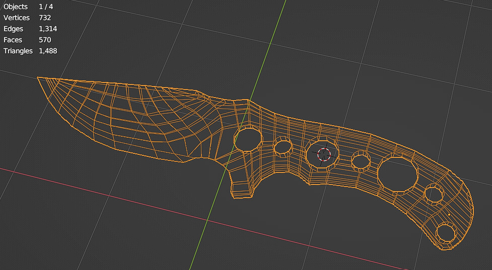 ArtStation - Low Poly Knife Pack - 6 Knife Game Ready - PBR Texture ...