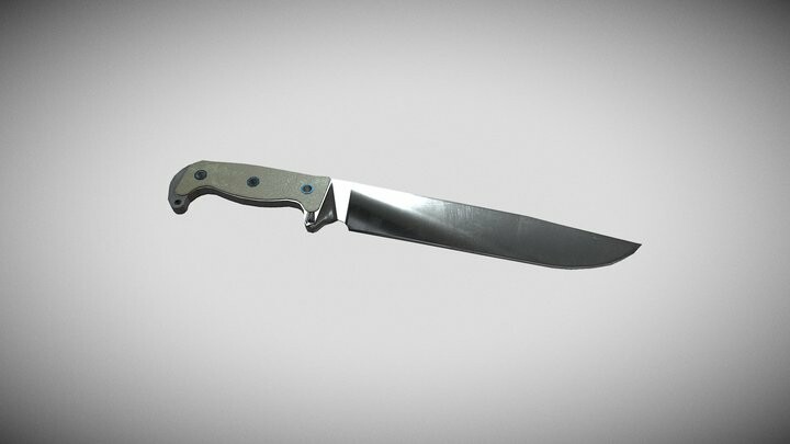 ArtStation - Low Poly Knife Pack - 6 Knife Game Ready - PBR Texture ...
