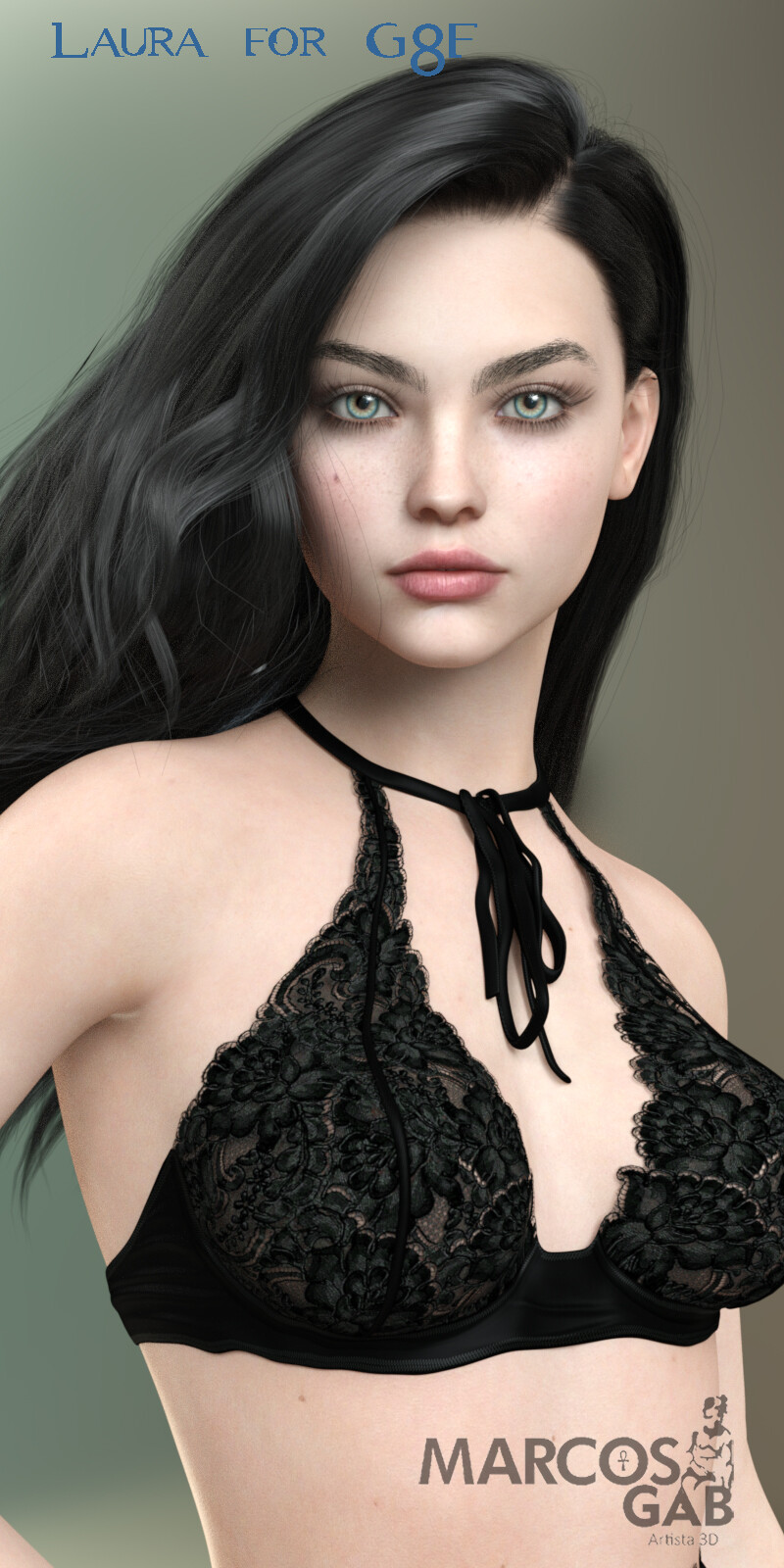 ArtStation - MGAB Laura for Genesis 8.1 Female | Resources