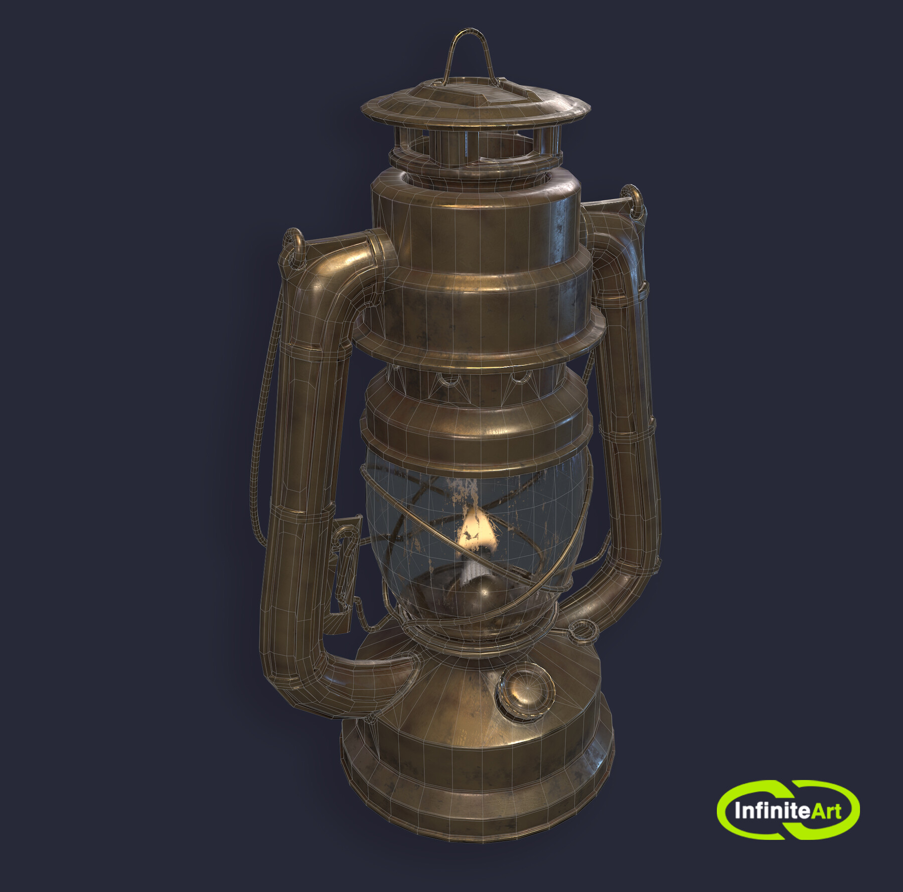 ArtStation - Oil Lamp | Game Assets
