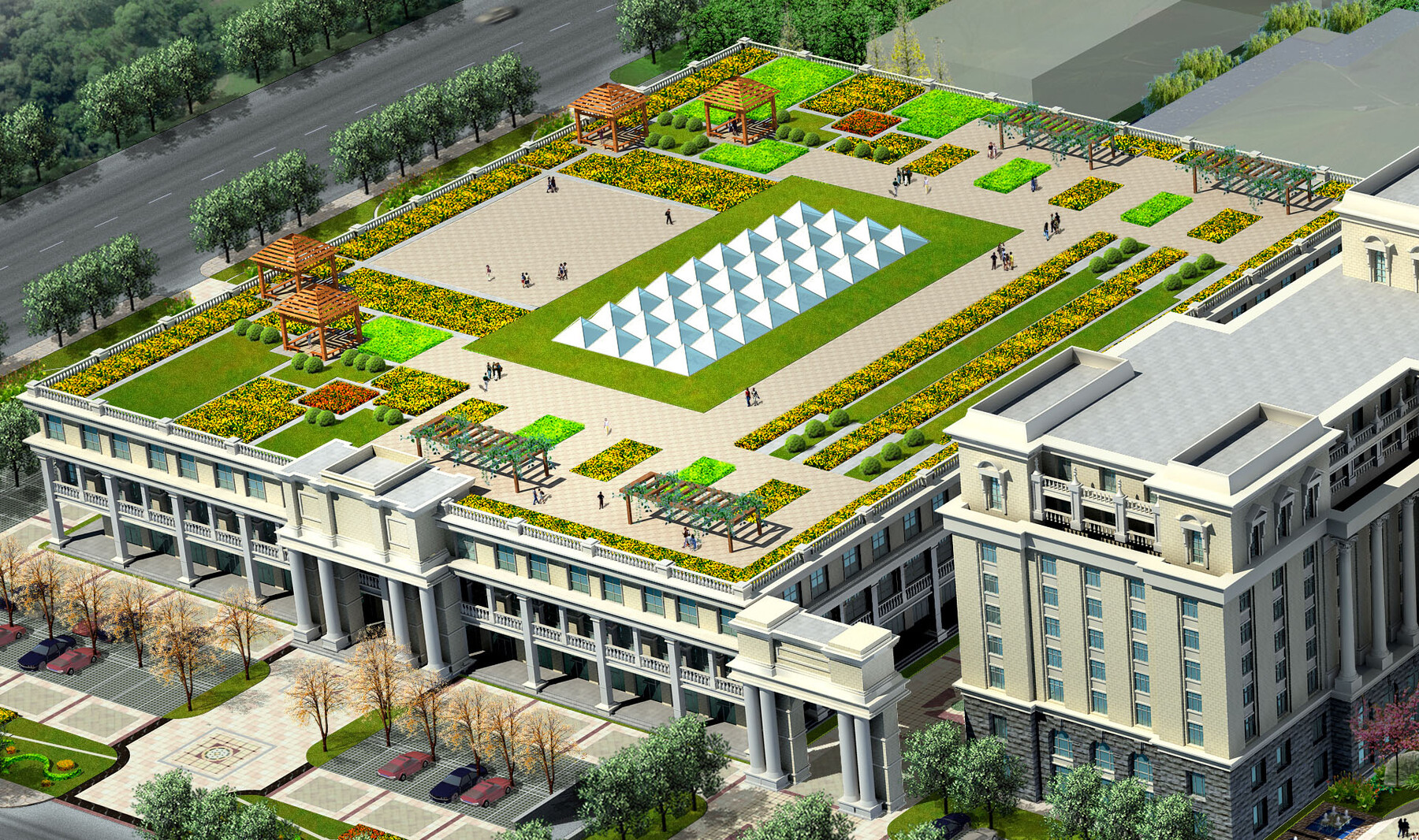 ArtStation - city planning Street office design 266 | Resources