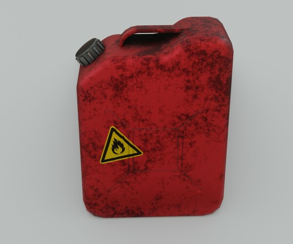 ArtStation - Fuel Can - Low Poly - Game Ready - PBR | Game Assets