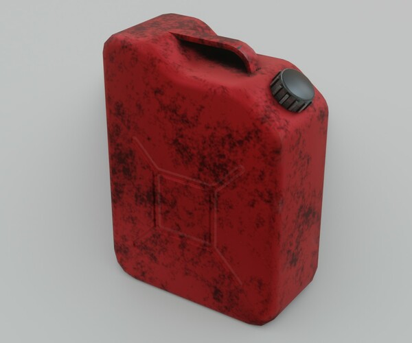 ArtStation - Fuel Can - Low Poly - Game Ready - PBR | Game Assets