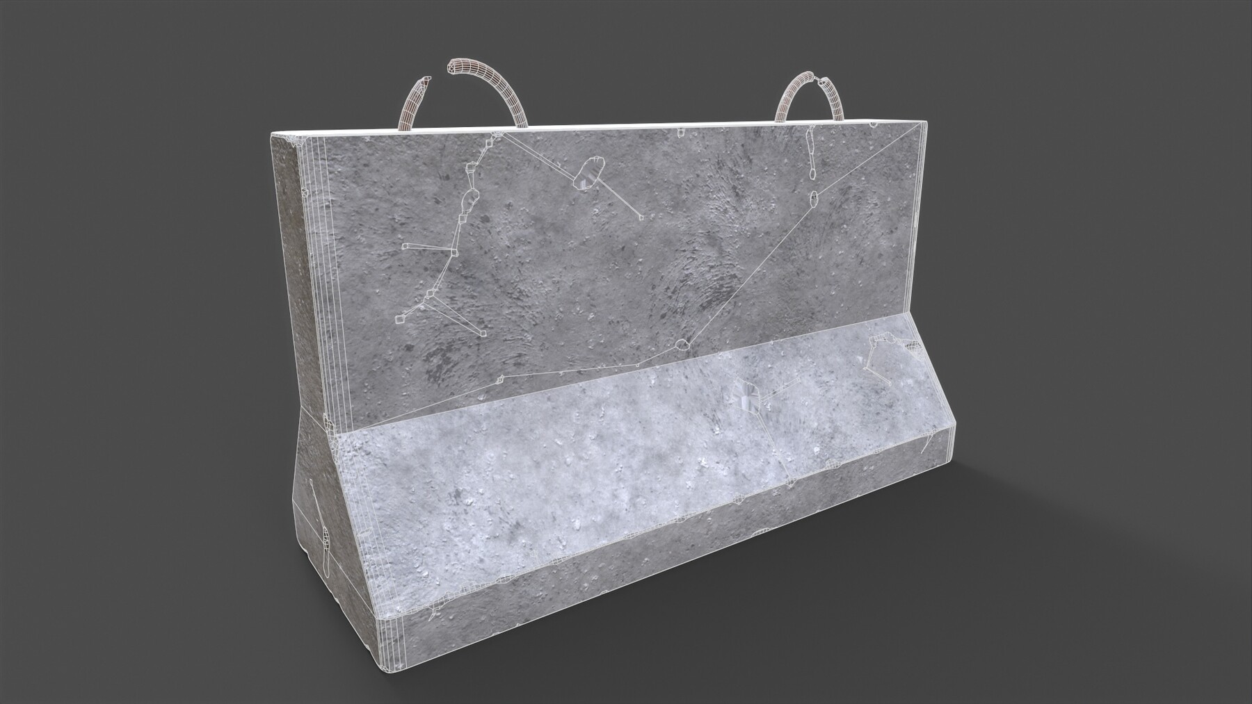 ArtStation - Concrete Barrier | Game Assets