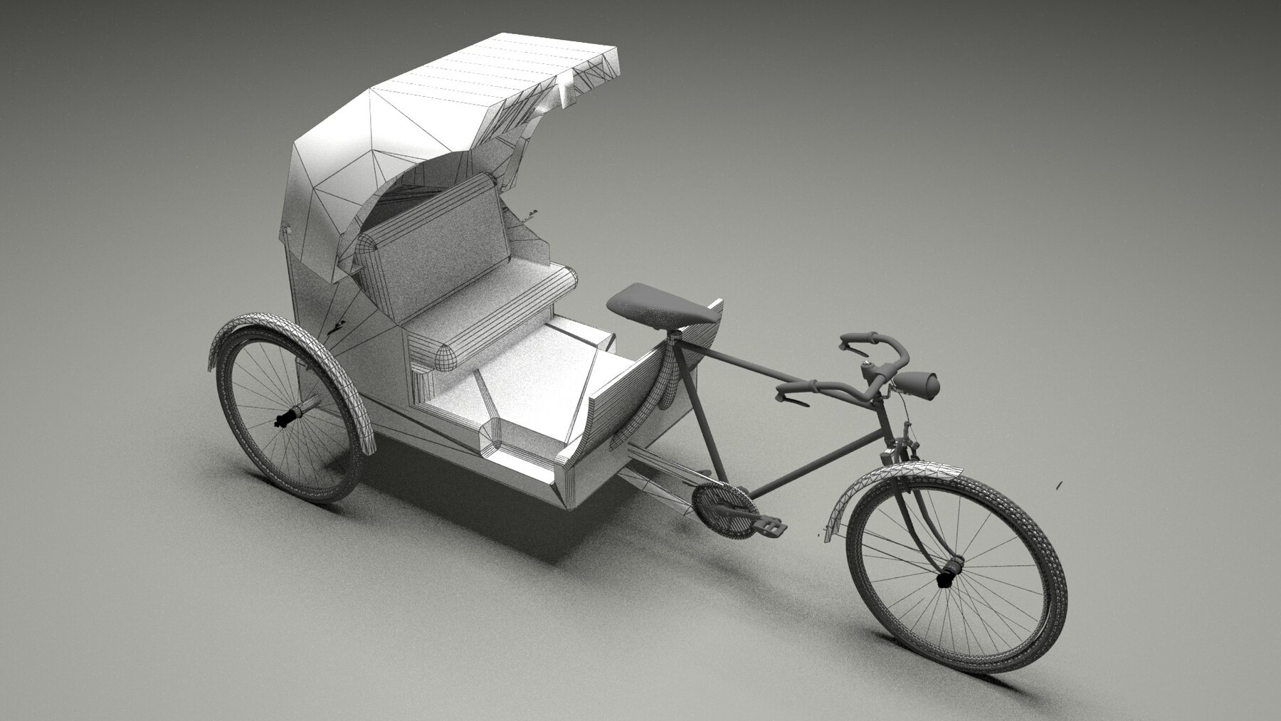 ArtStation - Bike Rickshaw 3 | Resources