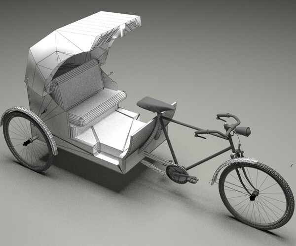 ArtStation - Bike Rickshaw 3 | Resources