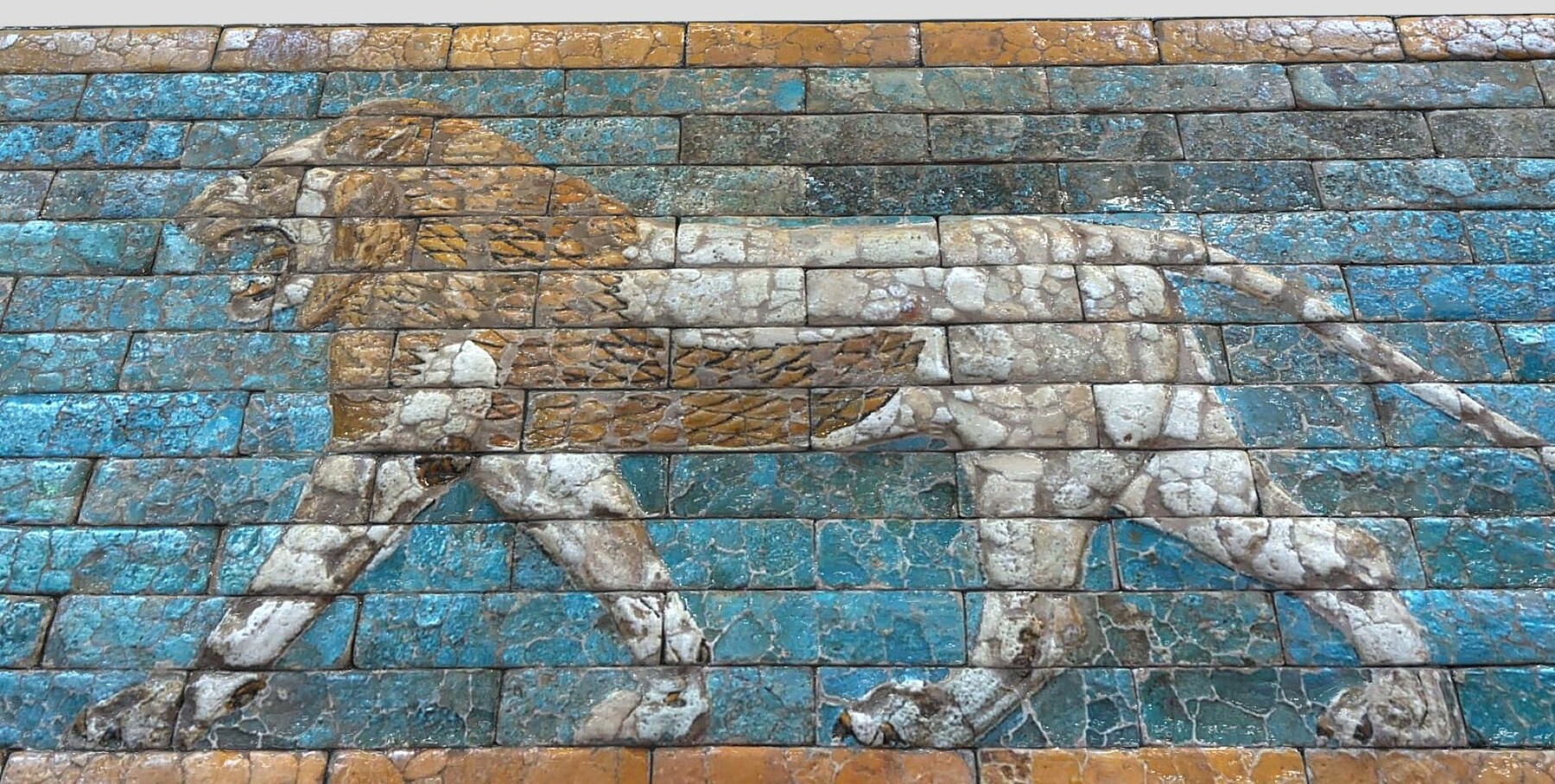 ArtStation - Babylonian lion-relief- Ishtar Gate | Resources