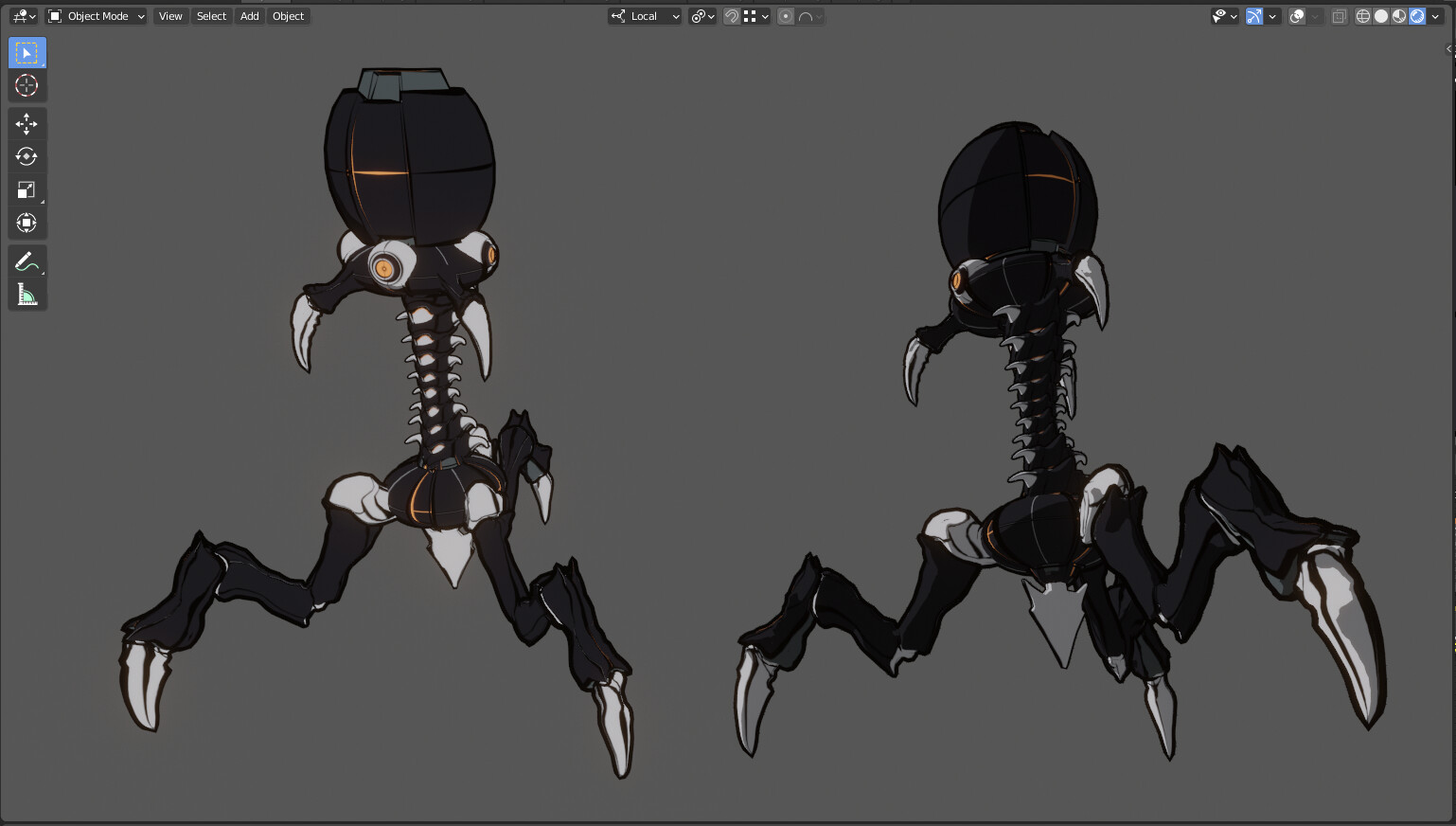 ArtStation - Anime Style: Alien-CRAWLER | Resources