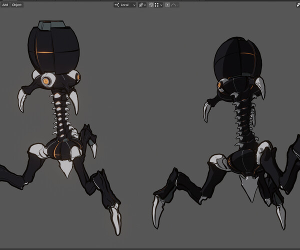 ArtStation - Anime Style: Alien-CRAWLER | Resources