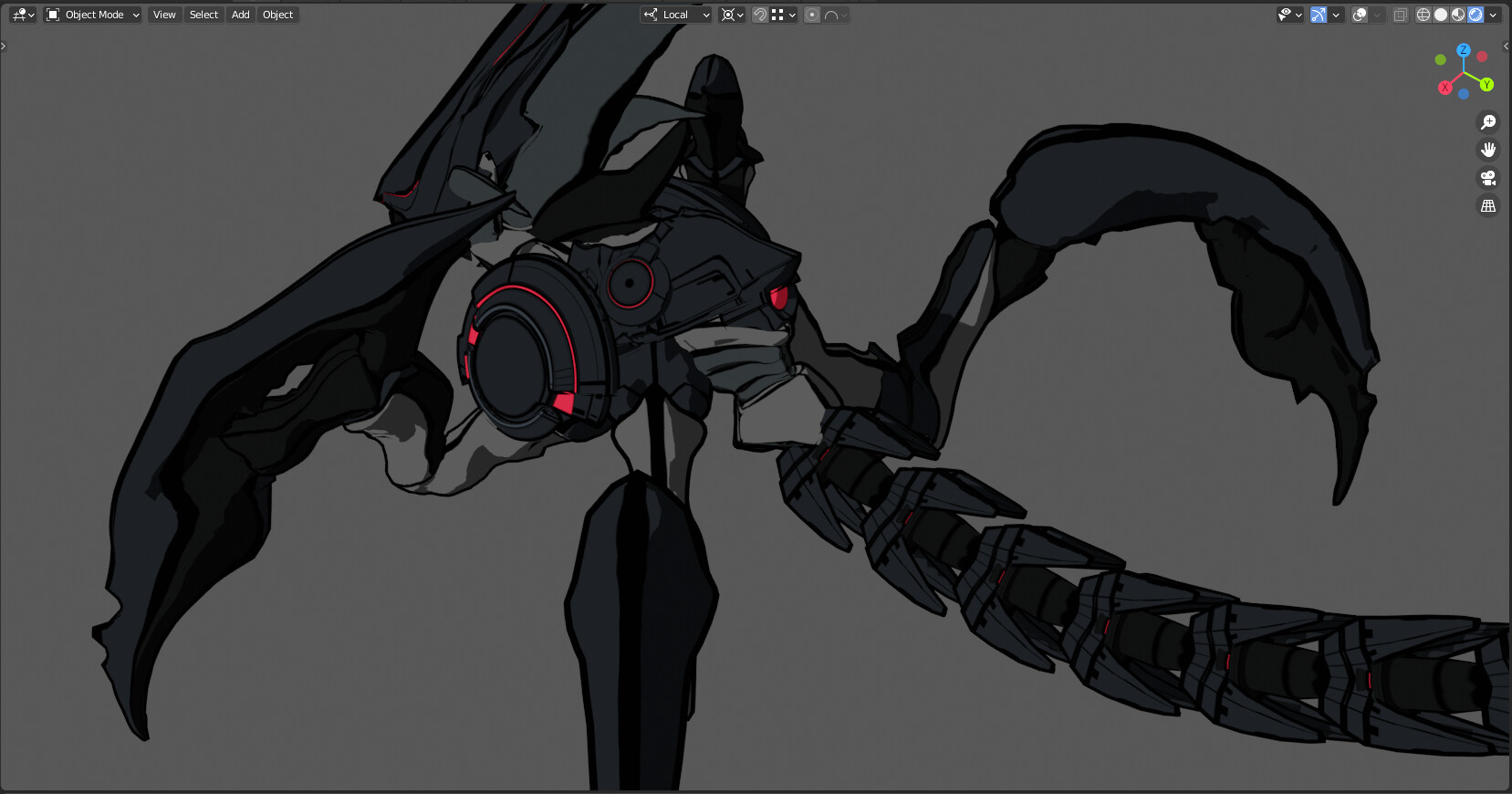 ArtStation - Anime Style: Alien QUAD-RAPTOR | Resources