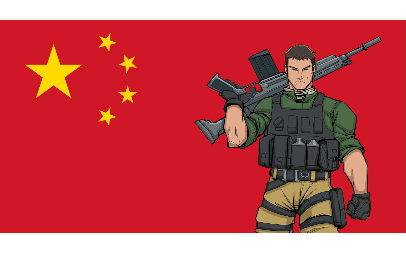 ArtStation - Chinese Soldier Background | Artworks