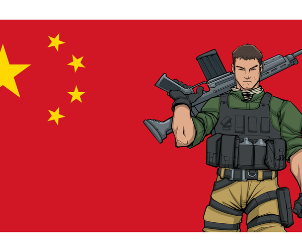 ArtStation - Chinese Soldier Background | Artworks