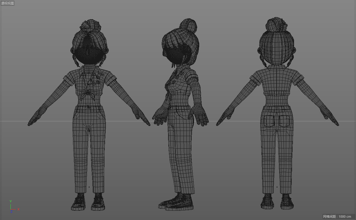 ArtStation - C4D Cartoon girl | Resources