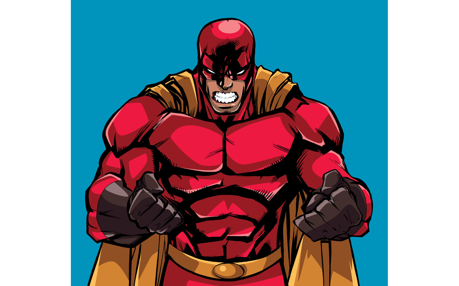 ArtStation - Raging Superhero Illustration | Artworks