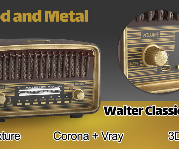 ArtStation - Walter Classic Radio | Resources